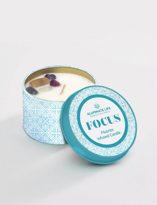 FOCUS TIN CANDLE 6 OZ - Aluminate Life